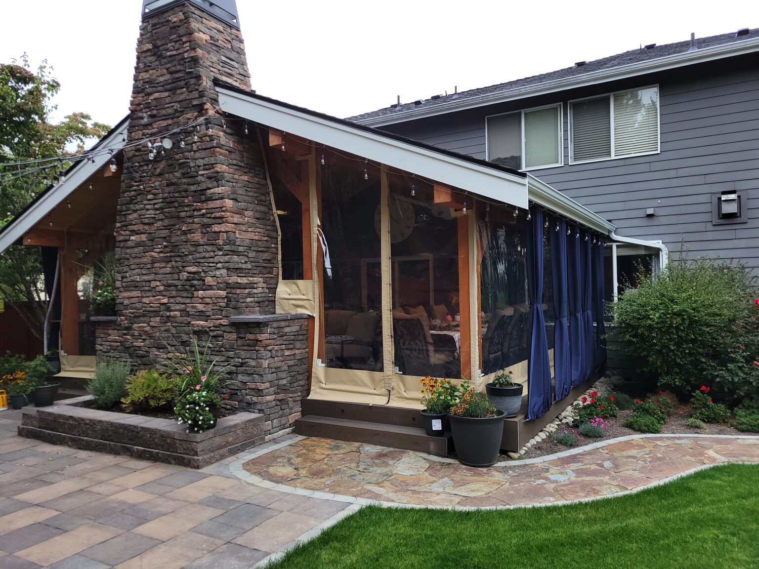 Heavy-Duty Waterproof Outdoor Enclosures - Waterproof Patio Curtains